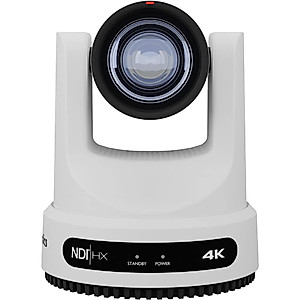 PTZOptics Move 4K SDI/HDMI/USB/IP PTZ Camera with 12x Optical Zoom (White) (PT12X-4K-WH-G3)