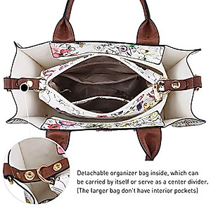 Dasein 3pcs Women Handbag Wallet Top Handle Satchel Purse Hobo Crossbody Shoulder Bag Tote Bag with Studs