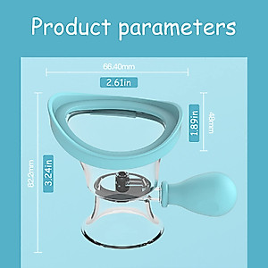 AXLOFO® Eye Wash Cup, Eye Wash Bath Kit (Eye Drop Guide/Wash Cup), Silicone Eye Cup for Effective Eye Cleansing, Soothing Tired Eyes (1)