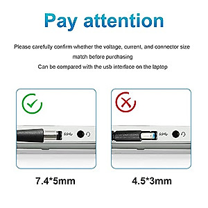 AC Adapter/Battery Charger for Compaq Presario 2210B 2510P CQ40 CQ45 CQ50 CQ56 CQ56-115DX CQ60 CQ60-210US CQ60-211DX CQ60-215DX CQ60-216DX CQ60-419WM CQ60-615DX CQ60Z CQ61 + Power Cord