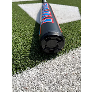 Easton | RIVAL Slowpitch Softball Bat | Approved for Play on All Fields | Loaded | 12" Barrel | 34"x26oz, Black/Blue/Red