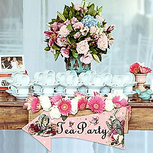 Truly Alice Arrow Hanging Signs Cutouts for Tea Party Decoration 10 Pcs