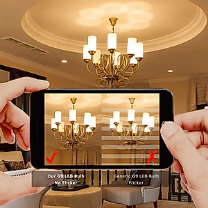 Ugvmn G9 LED Bulb Dimmable, No Flicker 2700K Soft Warm White T4 Small G9 LED Bi Pin Base, 4W (40W Halogen Replacement Bulbs), Chandelier Light Bulbs for Home Lighting, 4 Pack (Modern, Count, 4)