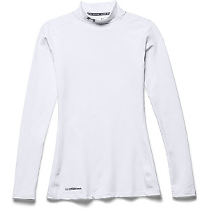 Under Armour Women's UA ColdGear® Authentic Mock XL White