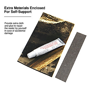 TIDEWE Chest Waders, Hunting Waders for Men Camo with 600G Insulation, Waterproof Cleated Neoprene Bootfoot Wader, Insulated Hunting & Fishing Waders (Size 7)