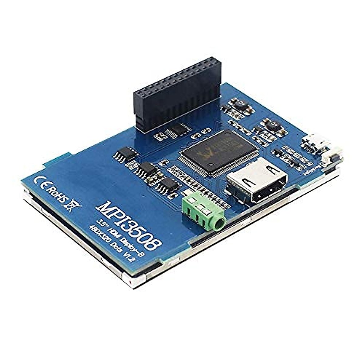 DIGISHUO 3.5 Inch HDMI LCD Screen for Raspberry Pi 4B 3B 2B | Display 480x320 Screen | with Dedicated Transparent Case |HDMI| Pen | Disc