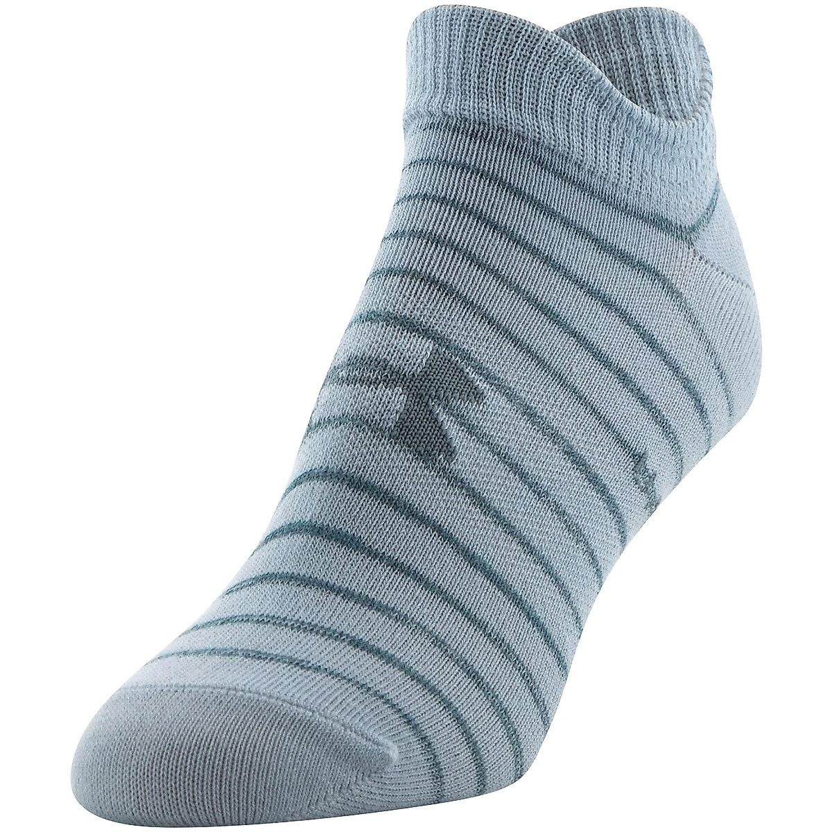 Under Armour Women's Essential 2.0 Lightweight No Show Socks, 6-Pairs, Illusion Green Assorted, Medium