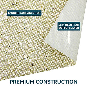 Shelf Liner 18 inch Wide Shelf Liner Non Adhesive 18inx8ft Drawer Liner Non Slip Kitchen Mat Waterproof Oil-Proof for Kitchen Cabinet, Shelves, Refrigerator, Storage, Desks, Easy to Trim