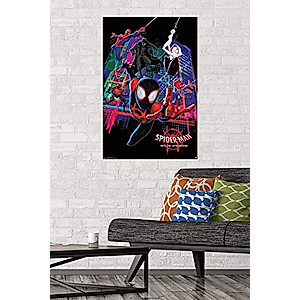 Trends International Marvel Spider-Man - Into The Spider-Verse - Group Wall Poster, 22.375" x 34", Premium Unframed Version