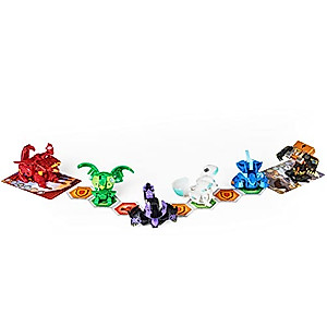 Bakugan Unbox and Brawl 6-Pack, Exclusive 4 Bakugan and 2 Geogan, Collectible Action Figures, Toys for Kids Boys Ages 6 and Up (Amazon Exclusive)