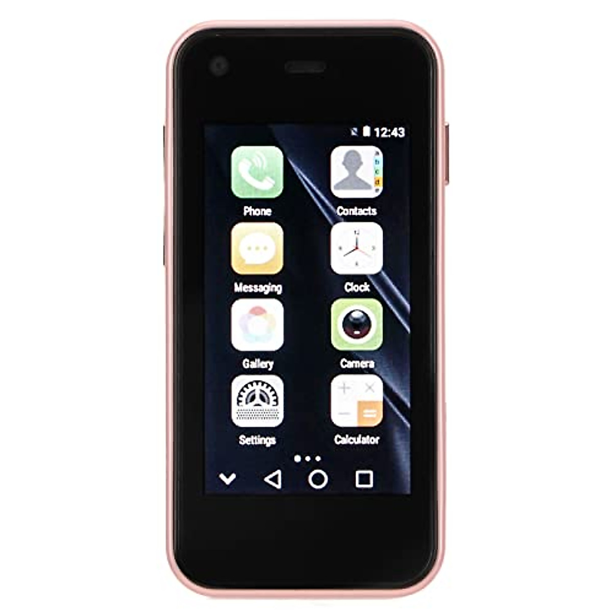 Unlocked Smartphone,Mini Smartphone,Portable Phone 2.5inch HD Touchscreen Lightweight Cell Phone,1GB RAM 8GB ROM Mini Smartphone for Students(Pink)