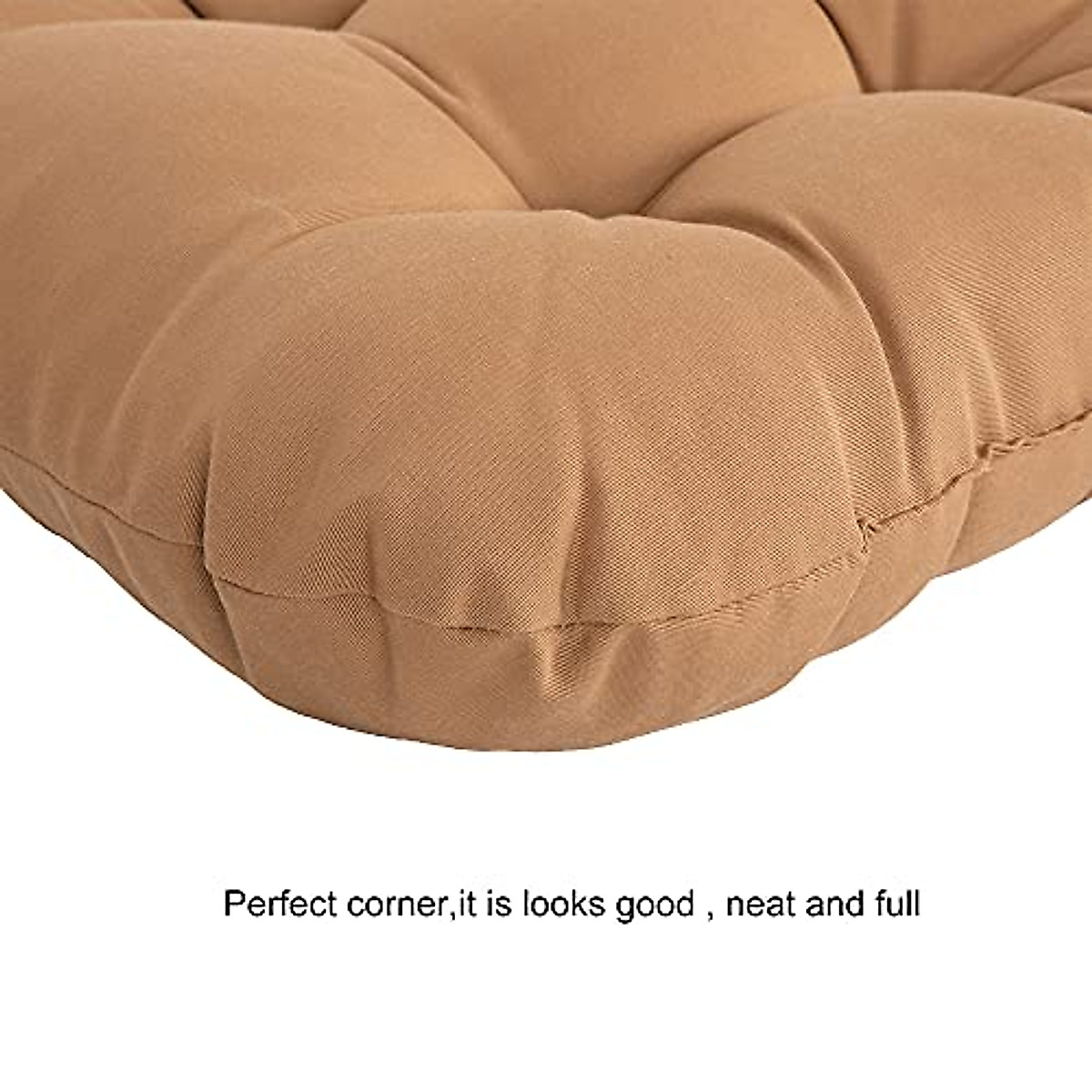 ARTPLAN Outdoor Cushions Loveseat All Weather Chair Cushions Bench Cushions Set of 5 Wicker Tufted Pillow for Patio Furniture