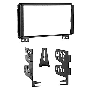 Metra Double DIN Installation Kit for Select Ford Vehicles 2001-up + Metra Wiring Harness for Select Ford Vehicles with Premium Sound and RCA