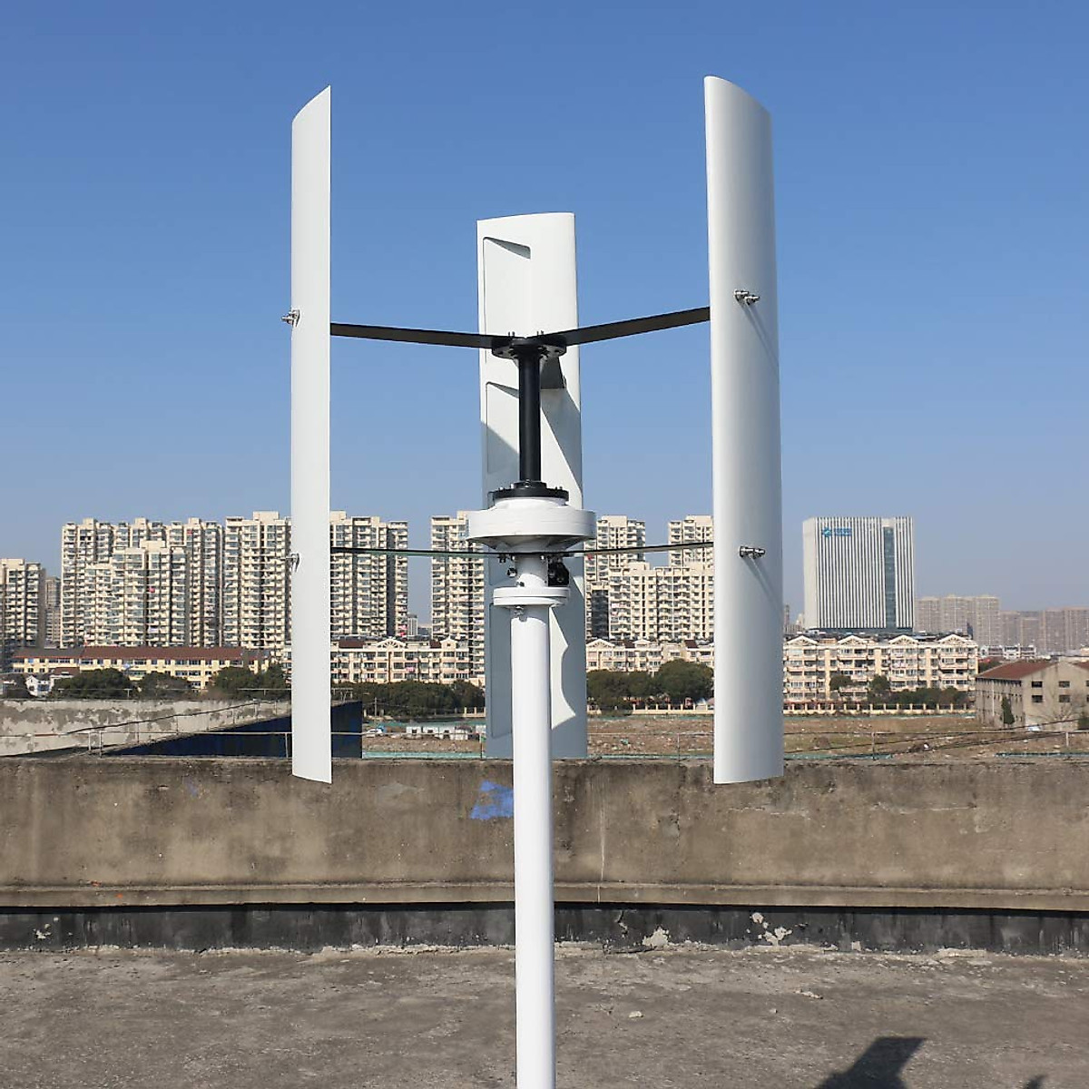 NINILADY 400w 600w MAGLEV Permanent Magnet Vertical Wind Turbine Generator 3 Phase AC 12v /24v with Free Controller Wind Power (24V, 400W)