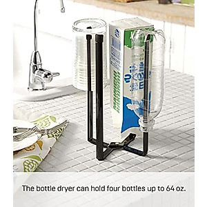 YAMAZAKI home 6785 Kitchen Multi Eco Stand-Multifunctional Plastic Bag Holder, One Size, Black