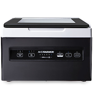 Avid Armor Chamber Vacuum Sealer USVX Machine and Vacuum Pouches 6x10" in 250 Pack