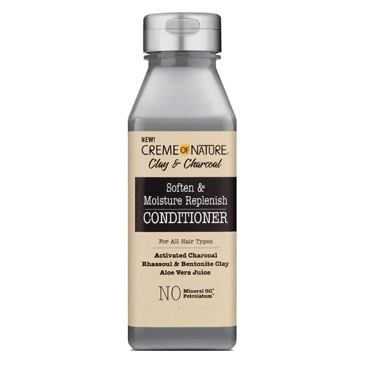 Creme Of Nature Clay & Charcoal Conditioner 12 Ounce (355ml) (Pack of 6)