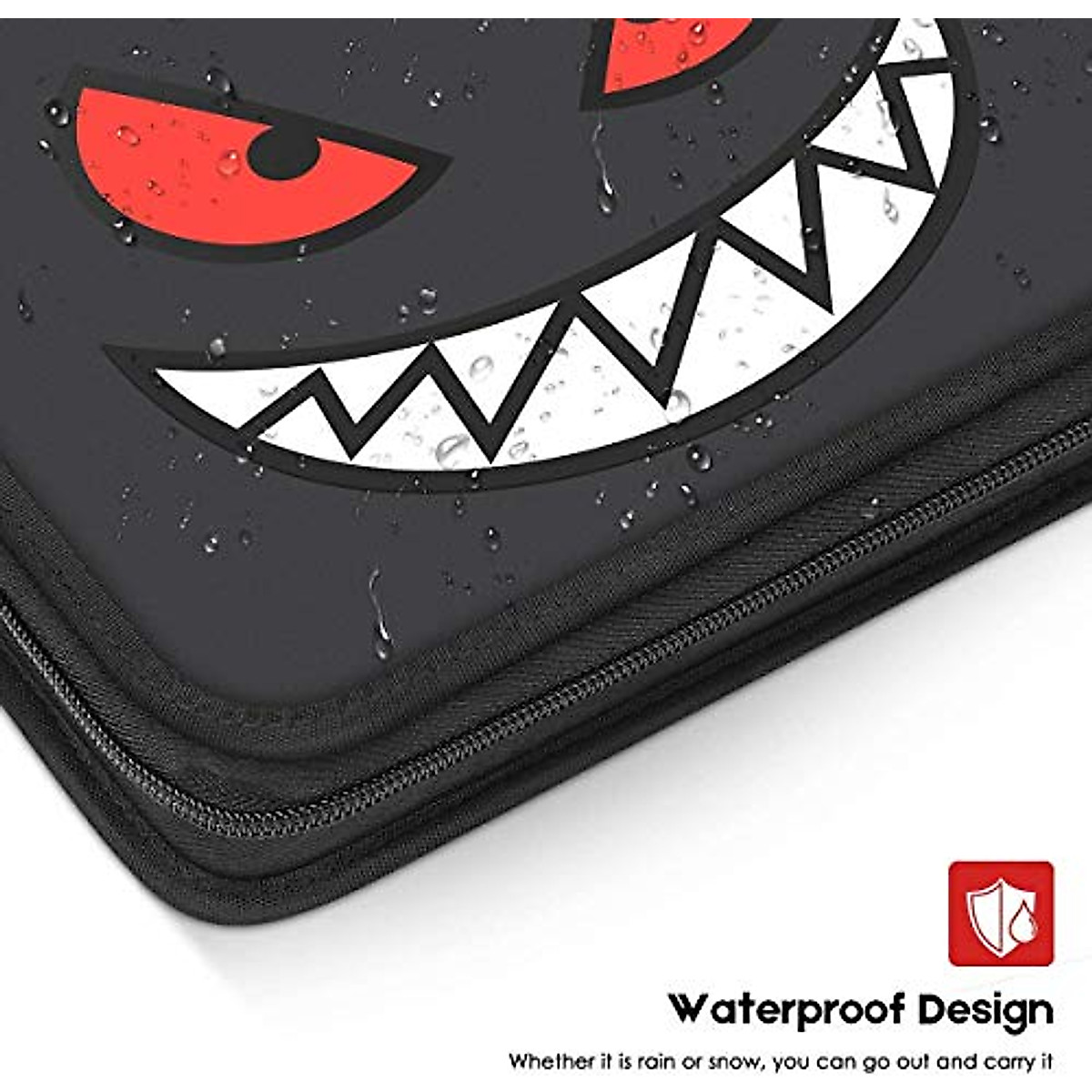 Brappo 4-Pocket Zippered Binder Compatible with Cards, Fits 400 Cards with 50 Removable Sheets, Portable Cards Collector Album for Trading Card Games