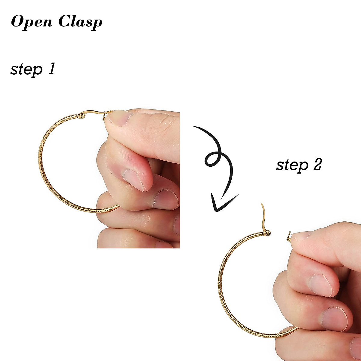 Jinxiuge 12 Pairs Gold Hoop Earrings Set Stainless Steel Twisted Round Small Chunky Hoop Earrings for Women Teen