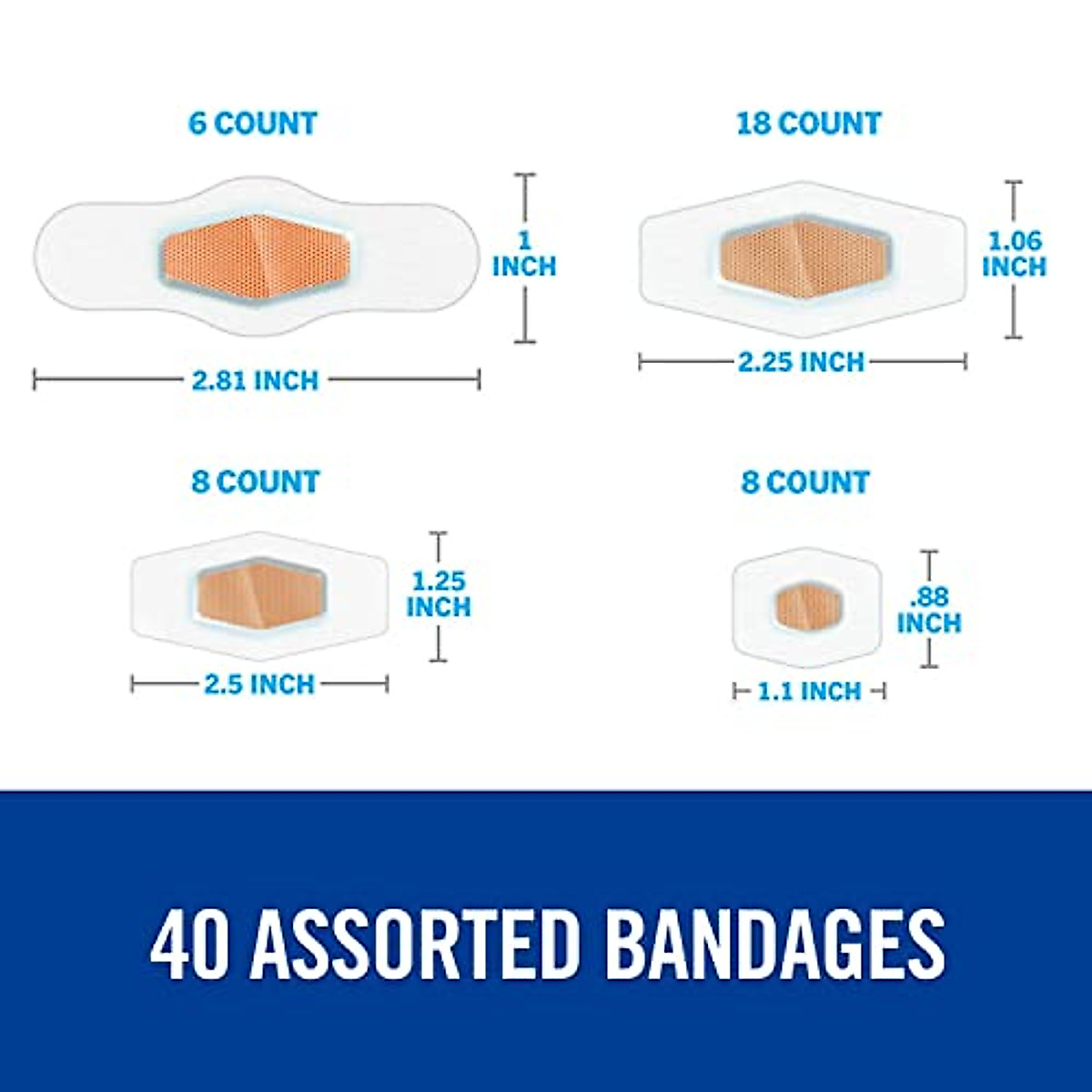 Nexcare Max Hold Waterproof Bandages, Stays On for 48 Hours, Flexible Bandages for Fingers, Knees and Heels - 40 Pack Clear Waterproof Bandages