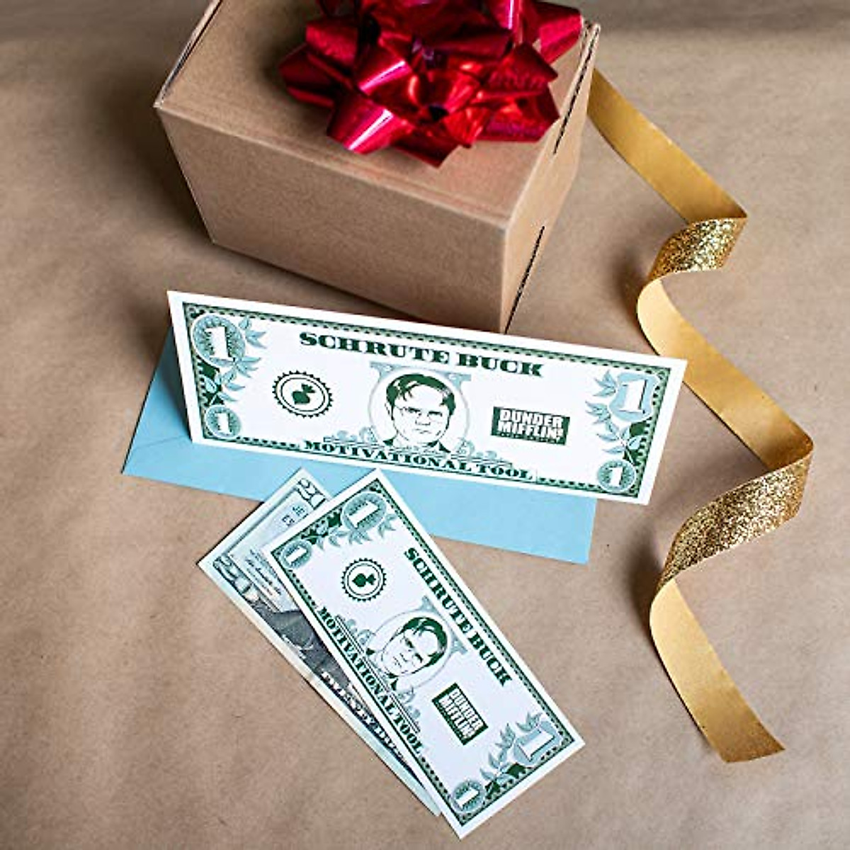 Chillkat Schrute Buck Birthday Card with Sticker, The Office TV Show (5)