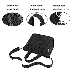 Women's Handbags Shoulder Bags Ladies Casual Top Handle Handbag Shopper Tote Purse Black