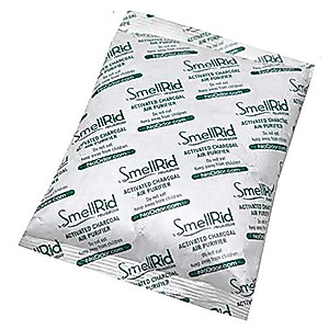 SMELLRID Reusable Activated Charcoal Air Purifier & Smell Eliminator That Works [1 Pack] - XX Large 500g (7.5" x 8.7") Pack Treats 250 Sq. Ft. - Premium Natural Air Cleaner for Home, Business & More