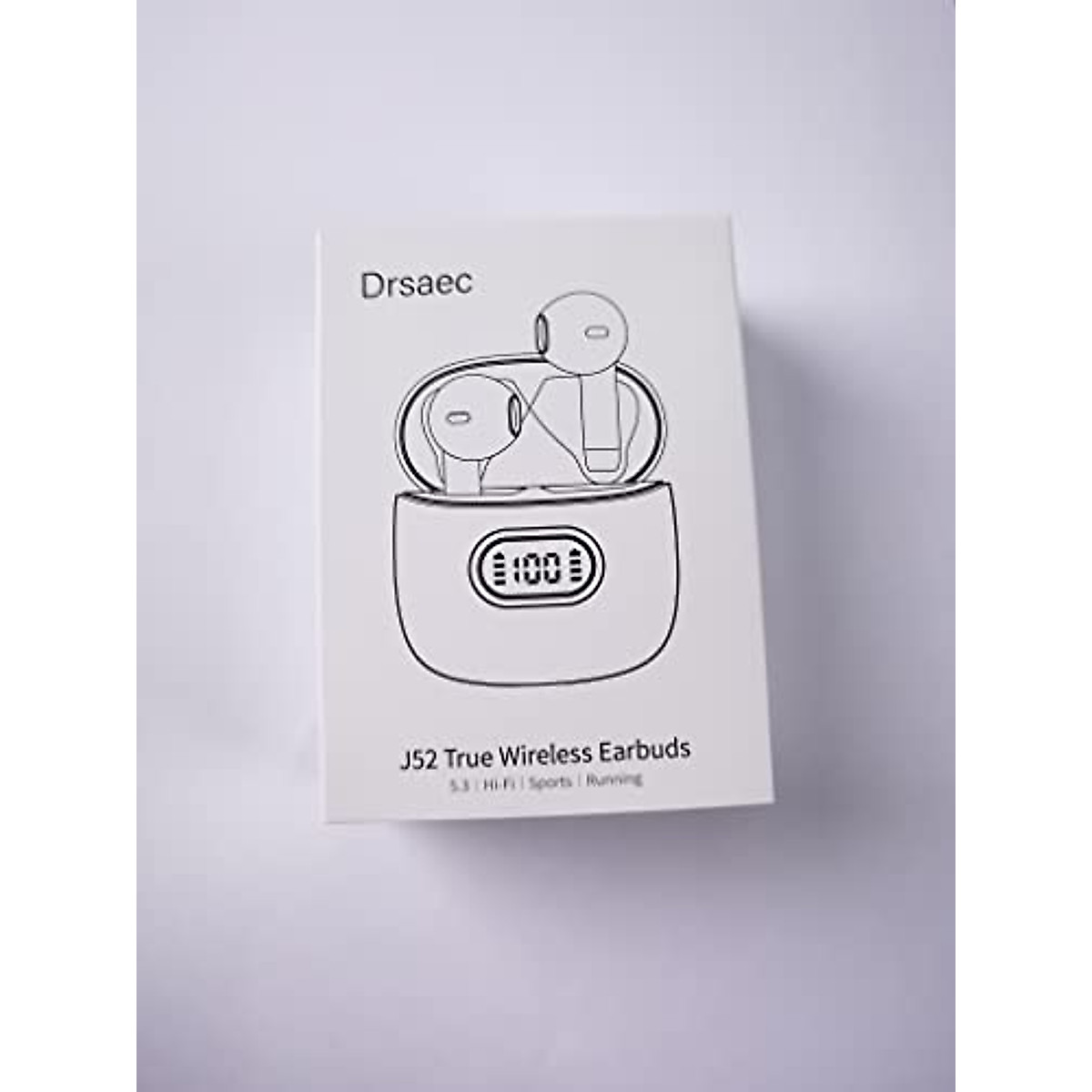 Wireless Earbud, Bluetooth 5.3 Headphones Deep Bass Bluetooth Earbud with 4 Mics, Bluetooth Earphones in Ear Noise Cancelling Wireless Headphones, IP7 Waterproof 42H Ear Buds, LED Display[New Upgrade]