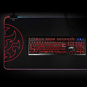 Adata XPG Battleground XL Prime Gaming Two Zone RGB Mouse Mat, 4mm Cordura, Anti-Slip Rubber Base, Micro-B USB Connector, 1.8m Cable, 5V Voltage, Two Year Warranty