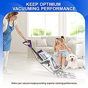 LANMU Replacement Belt Set Compatible with Bissell ProHeat 2X Revolution Pet Pro Carpet Cleaner Models 1986,1964,2007,2007P Replace Parts 1611129, 1611130, 1606428