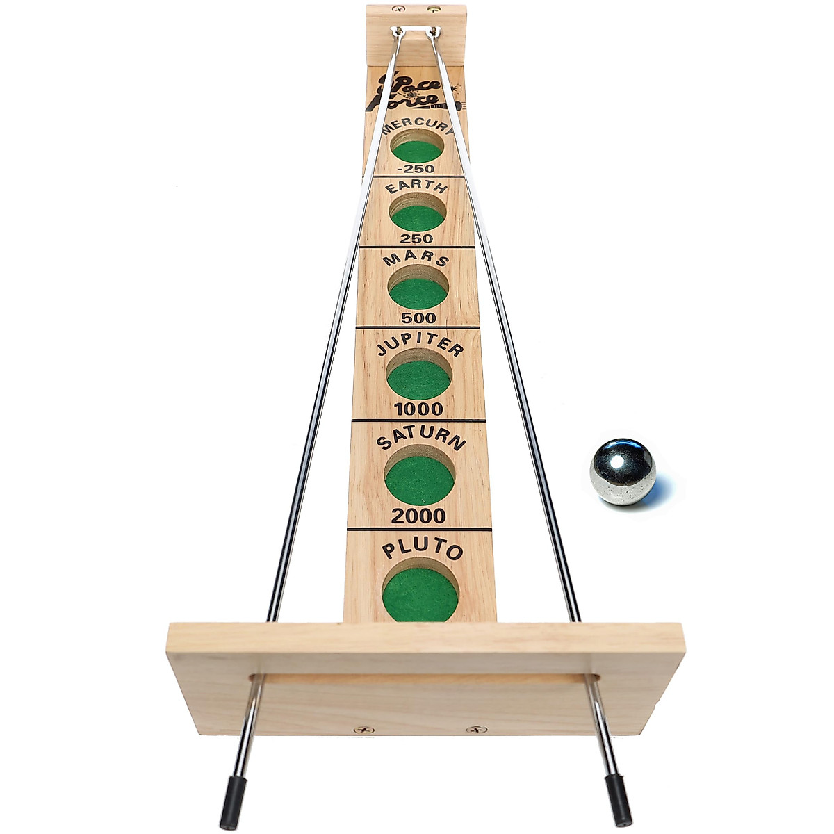 WE Games Shoot the Moon - Solid Wood, 18 in.