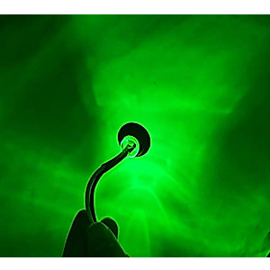 NBWDY 10Pc 3/4'' Round Green Led Bullet Marker lights,Front Rear Side LED Marker Lights,LED Clearance Lights,LED Trailer Marker Lights for Trailer Truck RV Car Bus Van Pickup ATV Boat Caravan