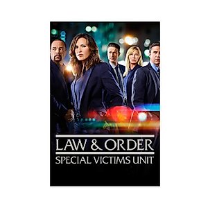 Law & Order Special Victims Unit TV Series Poster Art Deco Restaurant Dormitory Corridor 3 Canvas Poster Wall Art Decor Print Picture Paintings for Living Room Bedroom Decoration Unframe:16×24in