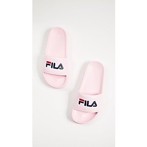 Fila Women's Drifter Slide Sandal, Bluebird NVY red, 5 Medium US