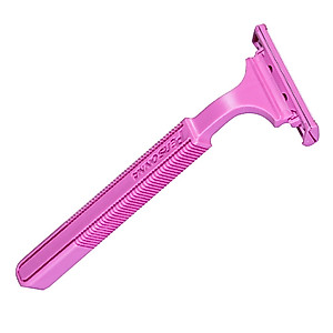 50x Personna Womens Disposable Razors Pink Twin Blade W/Lubricating Strip