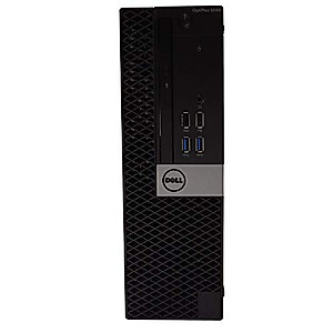 Dell 5040 Small Form PC Desktop Computer - Intel i5-6500, 16GB RAM, 2TB HDD, Windows 10 Pro, 23.6 FHD V7 LED Monitor, New 16GB Flash Drive, Wireless Keyboard & Mouse, DVD, HDMI, WiFi (Renewed)