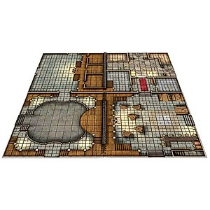 Loke Towns & Taverns Books of Battle Mats , Black