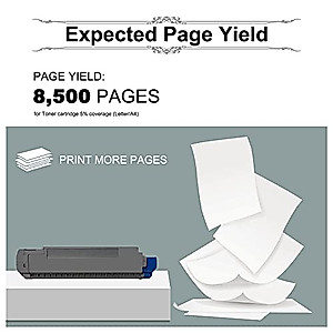 MANDBOY Compatible Replacement for OKI C830 44059110 Toner-Cartridge (Magenta), Work with Data C830dn C830dtn C830n Printer Cartridge, 1-Pack