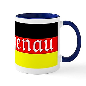 CafePress Genau German Flag Mug Ceramic Coffee Mug, Tea Cup 11 oz