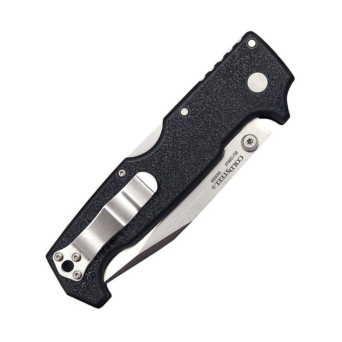 Cold Steel SR1 Lite 8Cr14MoV Steel 4" Clip Point Blade Griv-Ex Handle Folding Knife with Tri-Ad Locking Mechanism, Boxed