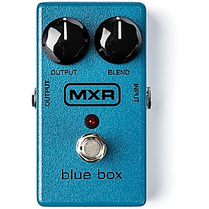 MXR M103 Blue Box Octave Fuzz Bundle with 9-volt Power Supply