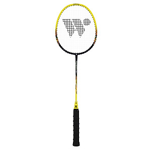 WISH FusionTec 917 – Badminton Racket and Case – Includes 1 Badminton Racket and 1 Badminton Bag – Excellent Badminton Grip – Great for Competitive Badminton Games, Yellow