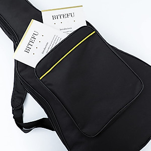 H&Z Simple 36 Inch Guitar Case Gig Bag Double Straps Oxford Fabric Thickening Soft Cover Waterproof Acoustic Classical Guitar Backpack (36 inch)