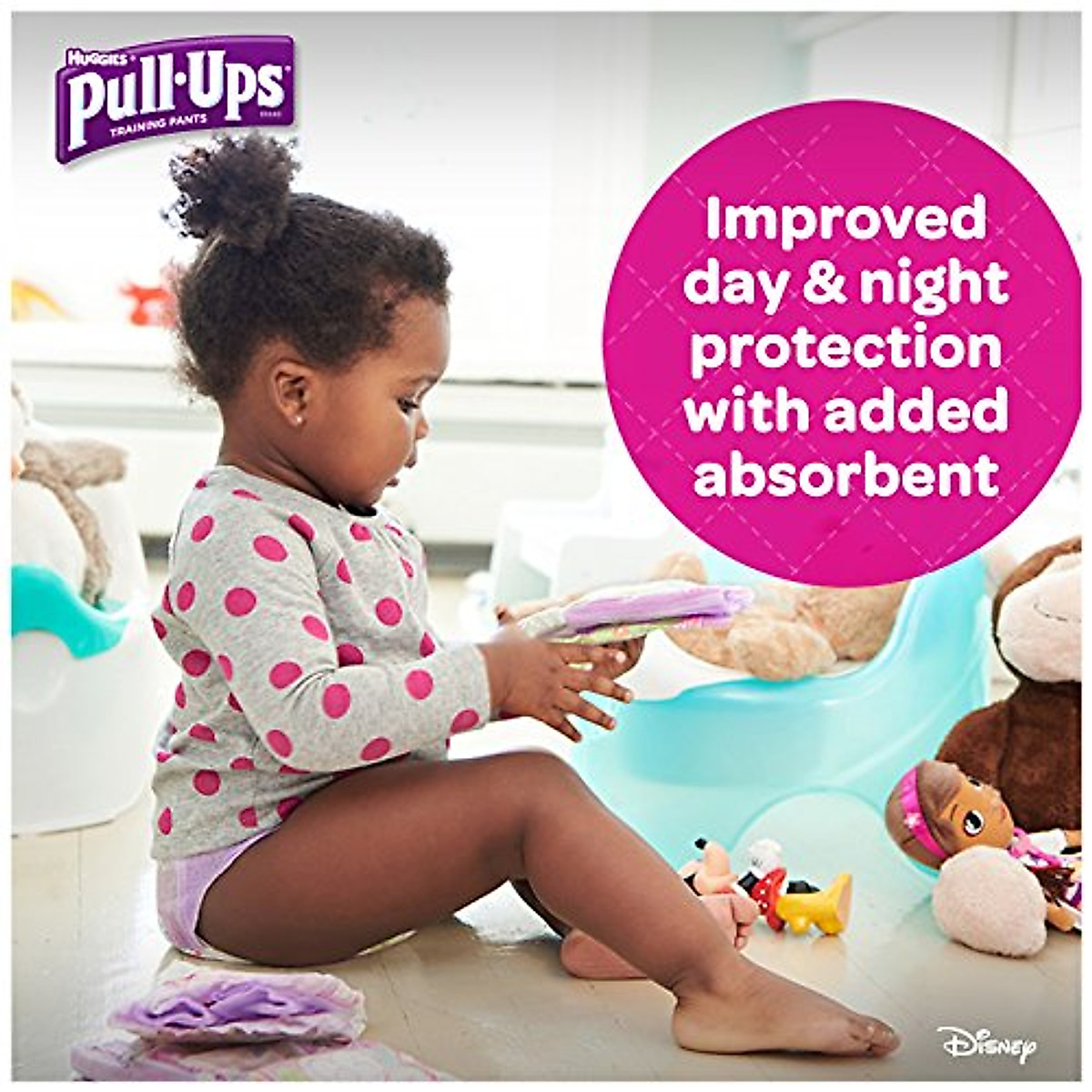 Pull-Ups Learning Designs Training Pants for Girls, 2T-3T, 25 ct