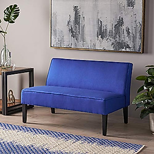Christopher Knight Home Dejon Fabric Loveseat, Royal Blue, Dimensions: 30.00”D x 50.00”W x 32.20”H