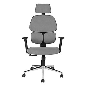 HOMEMAKE FURNITURE, Ergonomic Office Chair, Game Chair, Office Chair, Ergonomic Modern Chair for Home Office, Administrative Office, Padded Seat with Adjustable Height Armrest