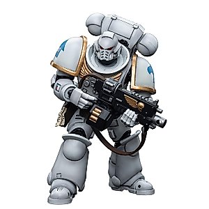 JOYTOY 1/18 Warhammer 40,000 Action Figures Space Marines White Consuls Intercessors 2 Collection Model