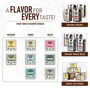 Charleston Coffee Roasters | Specialty Organic Whole Bean Bag | Hand Picked, Premium Slow Roast | Signature Blend (2lb)