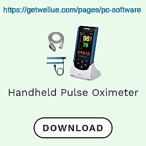 Viatom Handheld Pulse Oximeter for Adults, Up to 580 Hours of Storage Data Accurate SpO2 & Pulse Rate