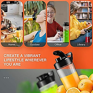 Personal Blender for Shakes and Smoothies, NIXIUKOL 3 Speed Adjustable Smoothie Blender, Small Portable Blender with 2 10oz & 20oz Tritan BPA-Free Cups